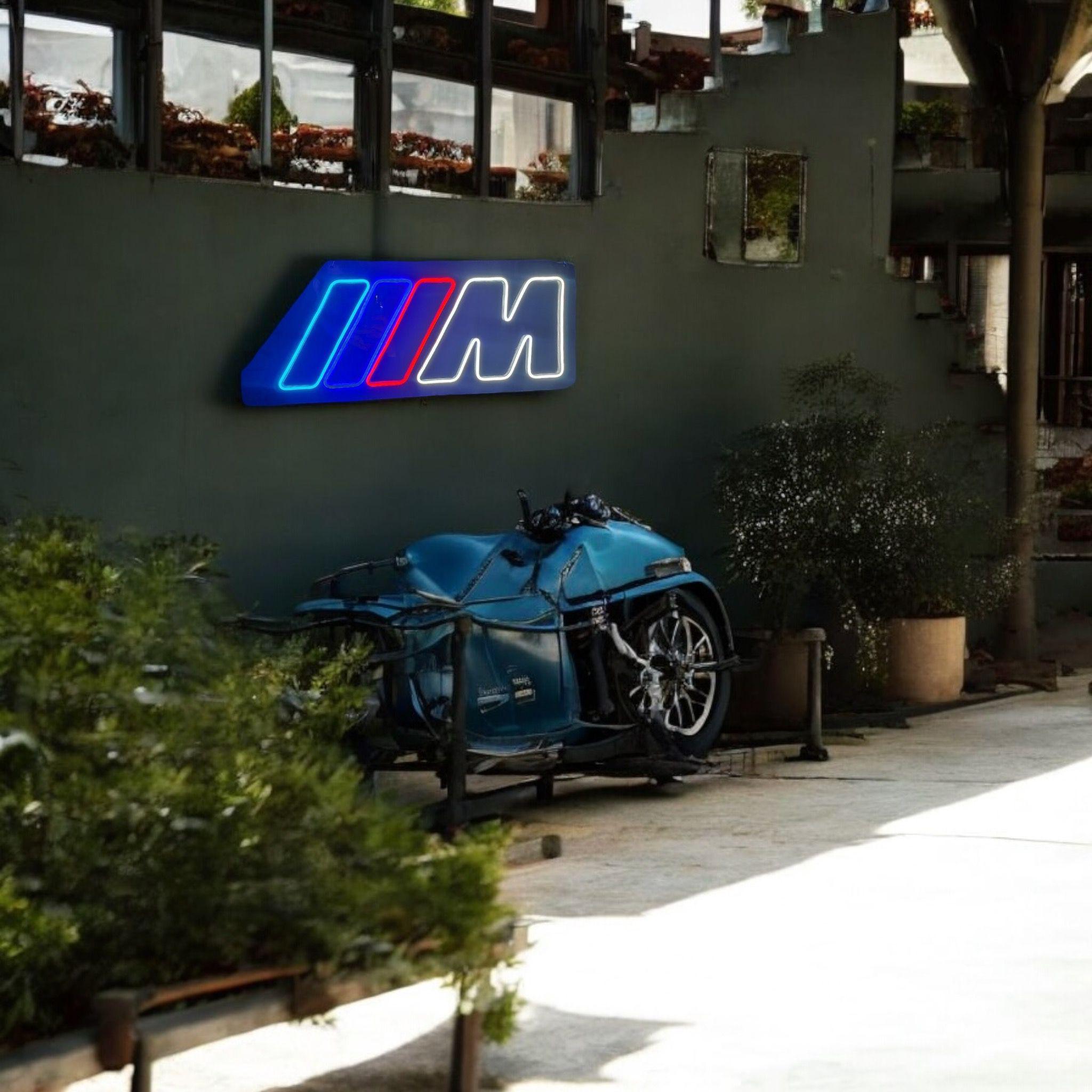 Bmw M Power Neon Sign, Bmw Wall Decor, Garage Decor, Car Gift, BMW ...