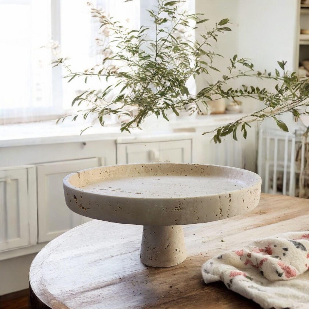Travertine Cake, Cake Presentation Tray, Serving Bowl, Presentation ...