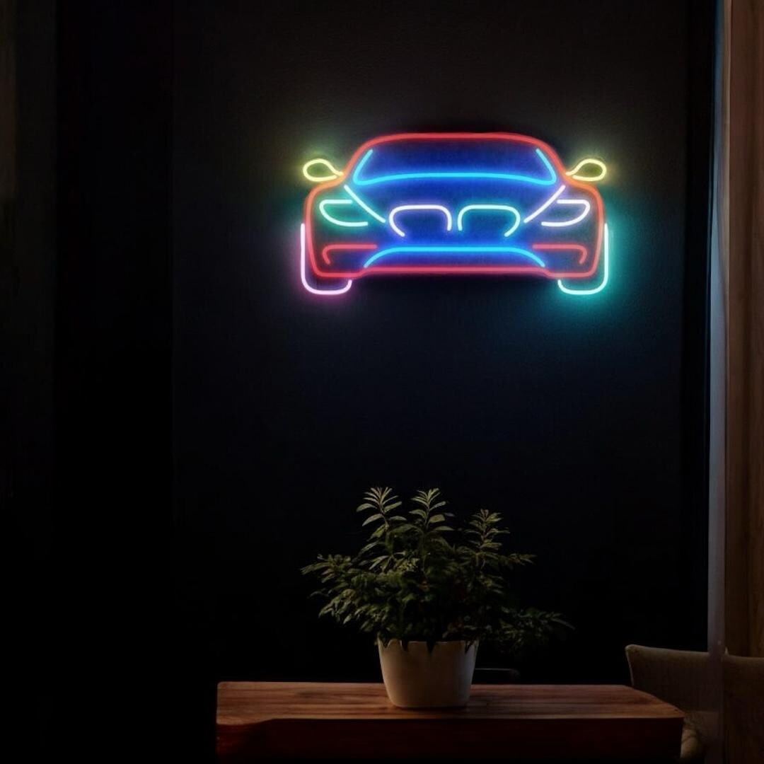 Bmw Car Neon Sign, Perfect for Garages or Ed Wall Decor, Bmw, BMW M ...
