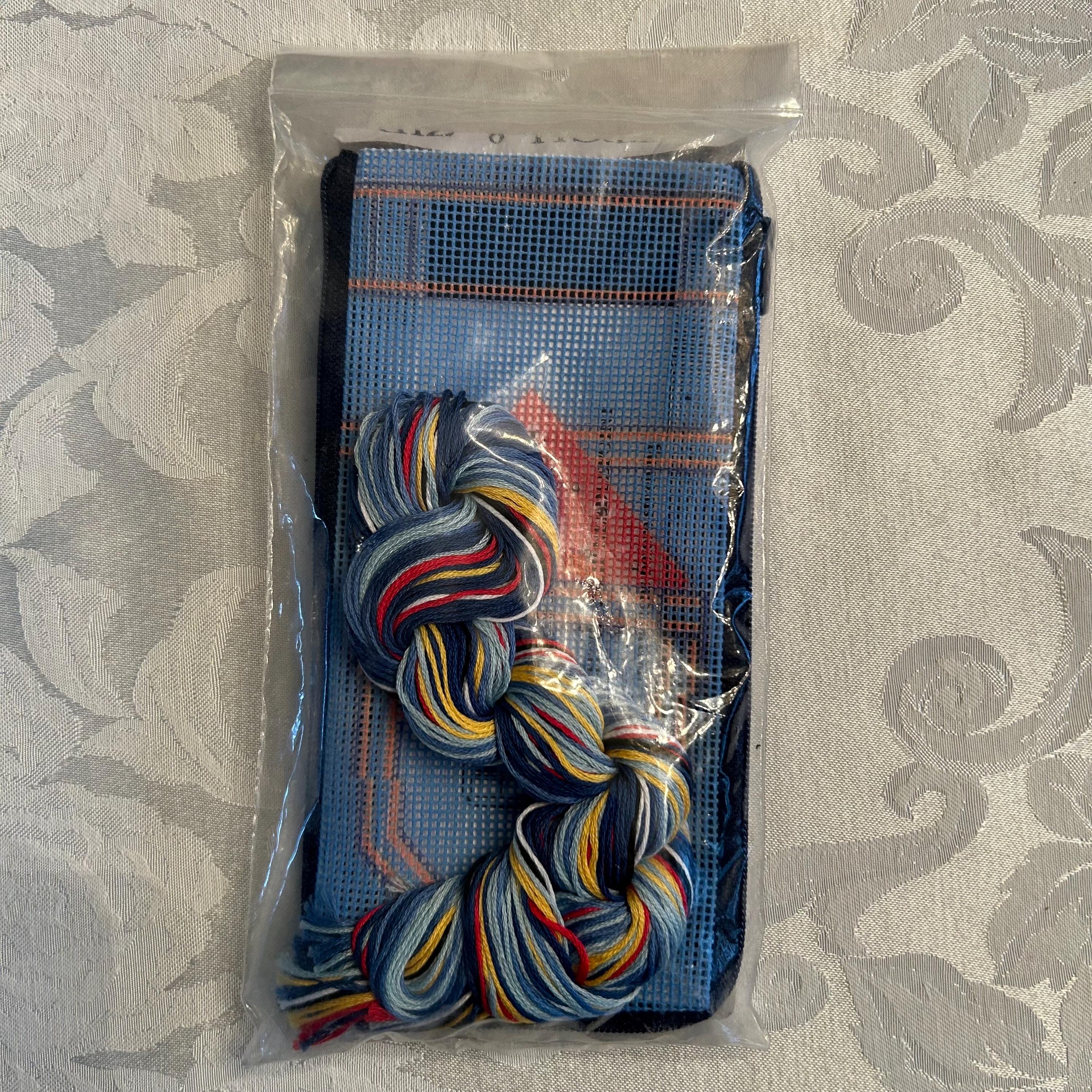 Stitch & Zip Preassembled Needlepoint Kits - Eyeglass Case or Cell ...