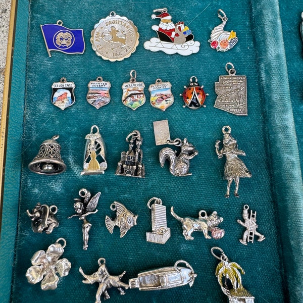 Sterling Silver Charms - Etsy