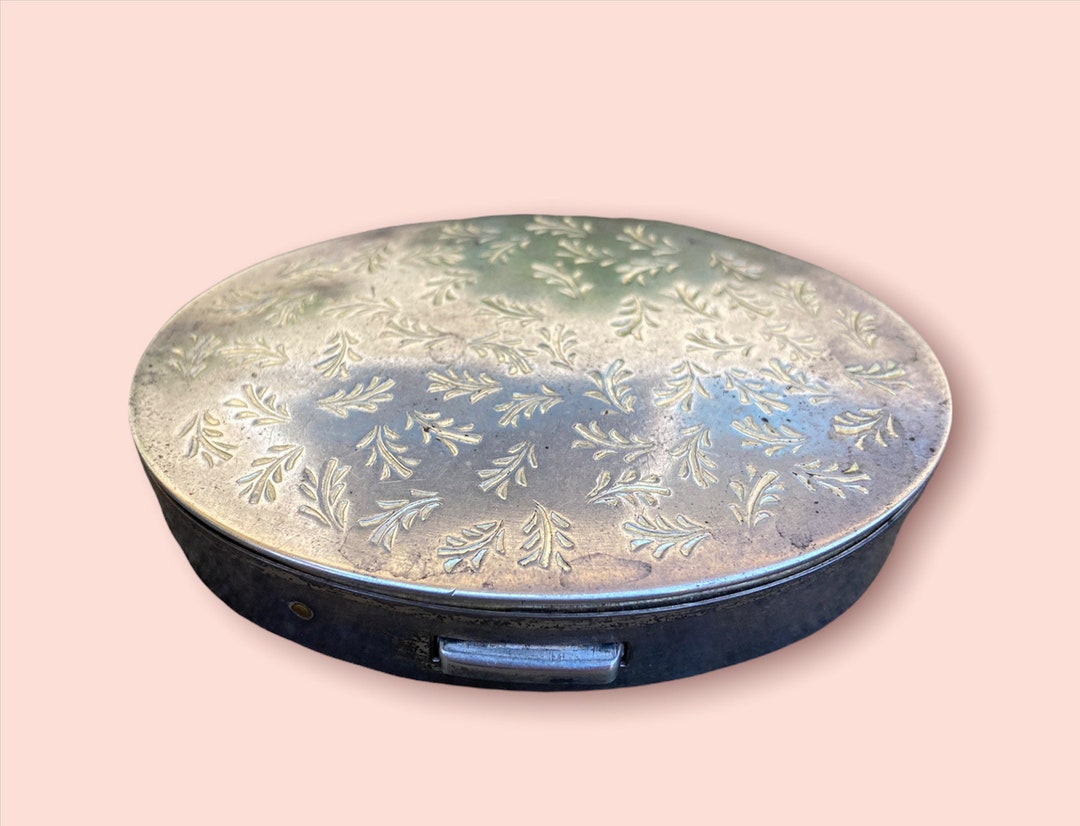 Vintage MARY DUNHILL Sterling Compact Case **solid Sterling With Mirror ...