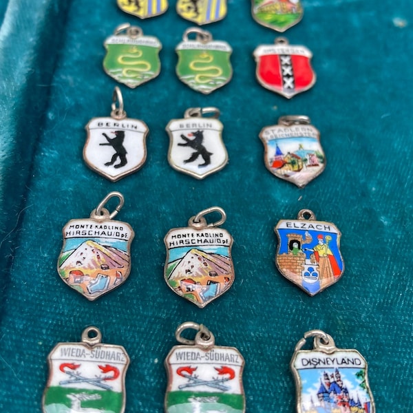 Vintage Gold Travel Charms - Etsy