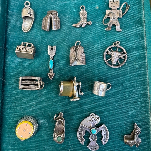 Sterling Silver Charms - Etsy