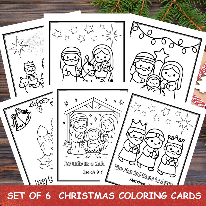 Religious Christmas Cards - Etsy