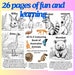 Printable A to Z Australian Animals Coloring Book | Educational Fun ...