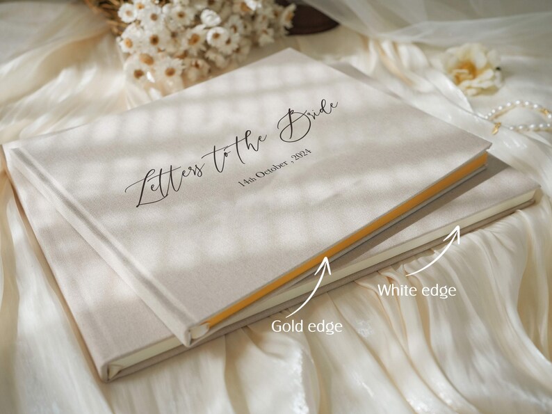 Custom Letters to Bride Scrapbook, Wedding Keepsake Album - Etsy
