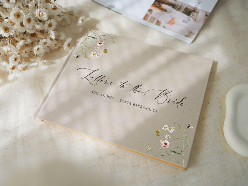 Custom Letters to Bride Scrapbook, Wedding Keepsake Album - Etsy