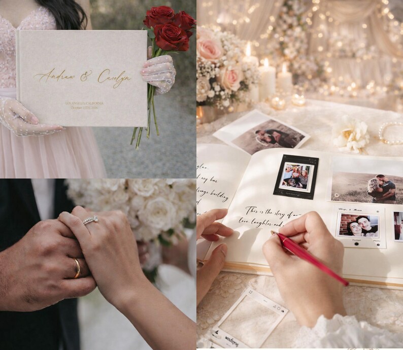 Custom Letters to Bride Scrapbook, Wedding Keepsake Album - Etsy
