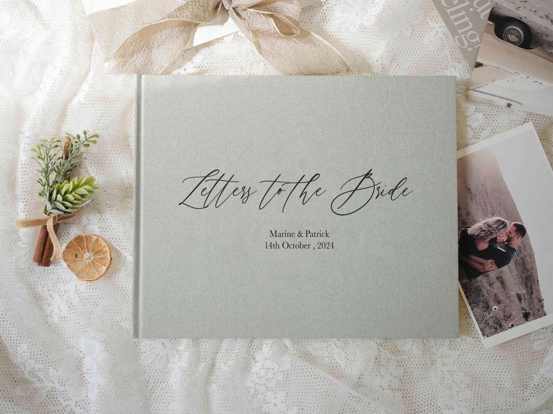 Custom Letters to Bride Scrapbook, Wedding Keepsake Album - Etsy