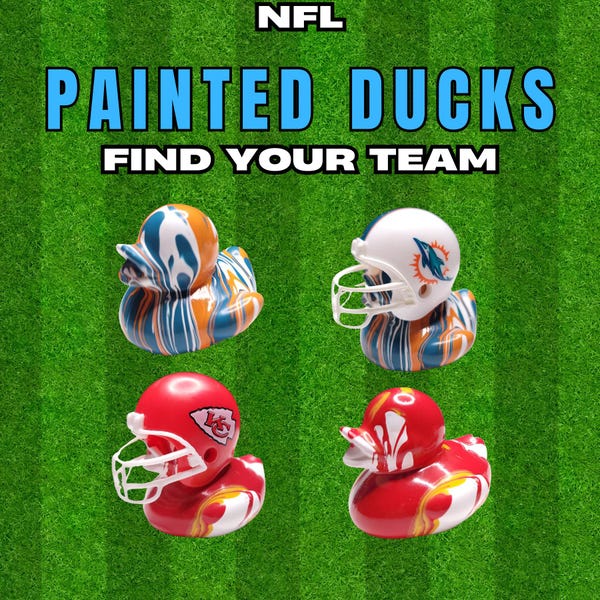 Nfl Rubber Ducks - Etsy