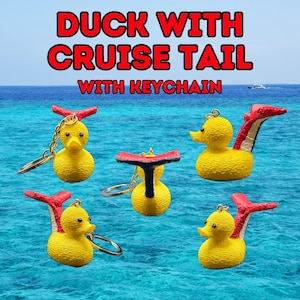 Cruise Duck With Unique Cruise Tail Accessory - Etsy