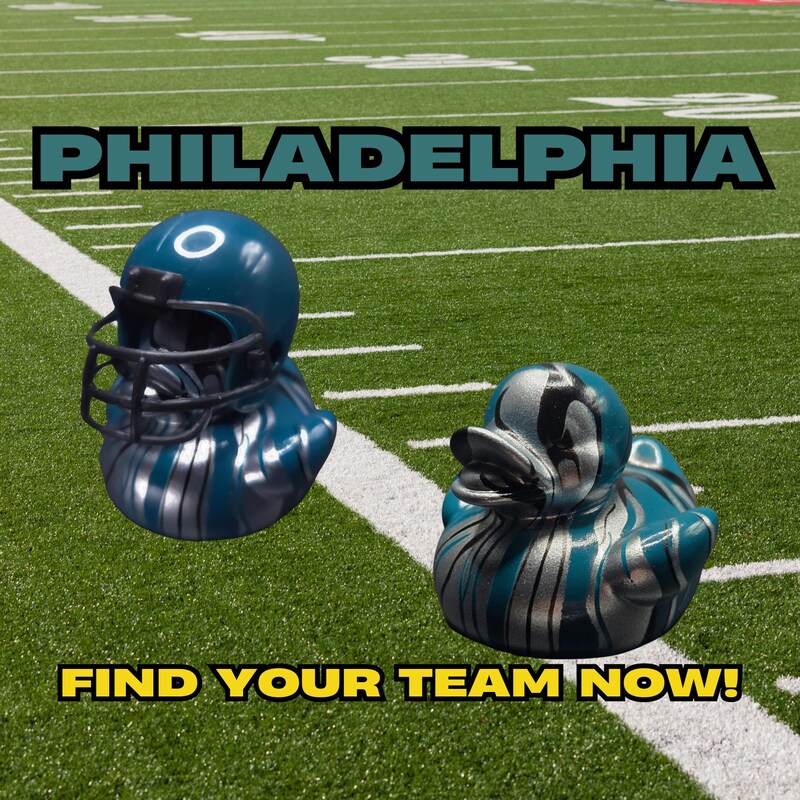Philadelphia Eagles Rubber Duck - Etsy
