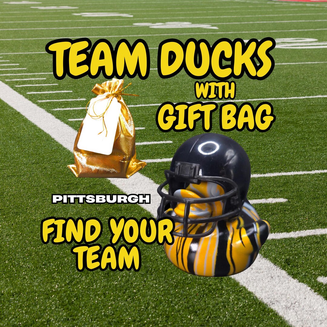Team Spirit Rubber Duck: Football Fan Collectible With Optional Gift ...