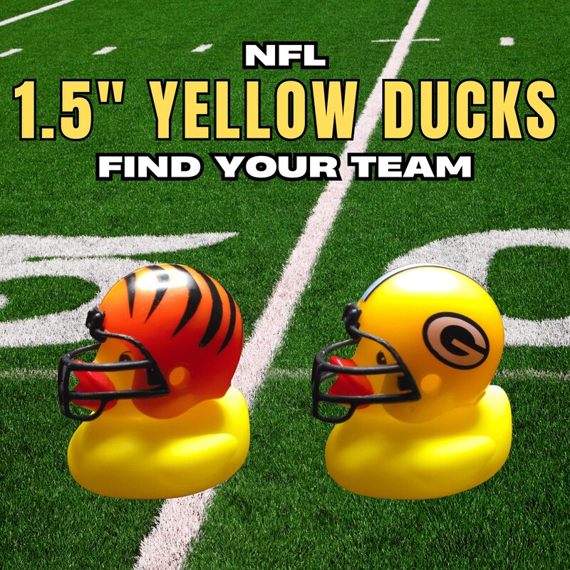 Nfl Rubber Ducks - Etsy