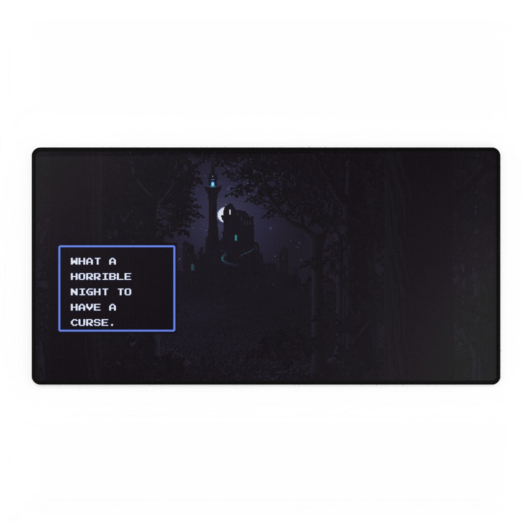Cursed Desk Mat - Etsy