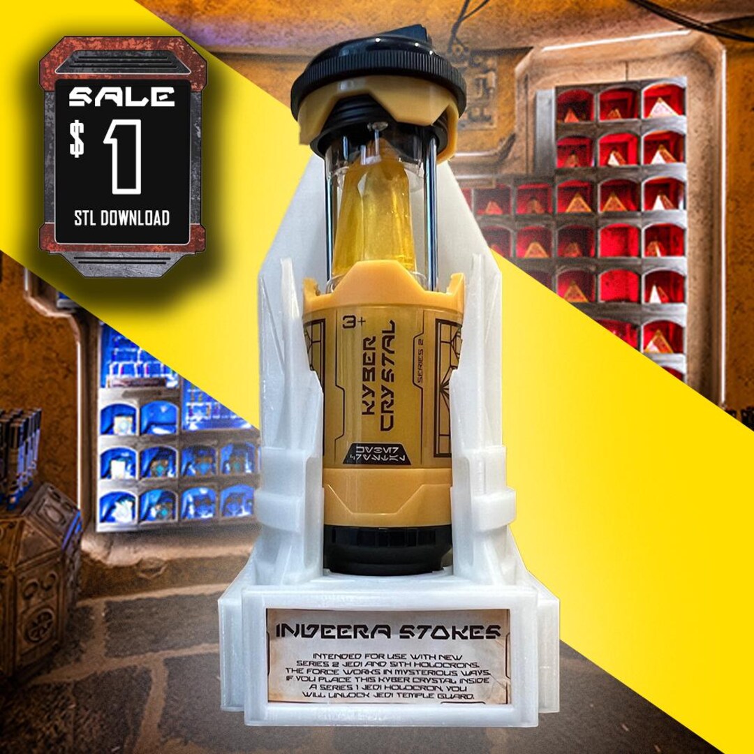 Rare Kyber Crystal Display V2 3d Print Files - Etsy