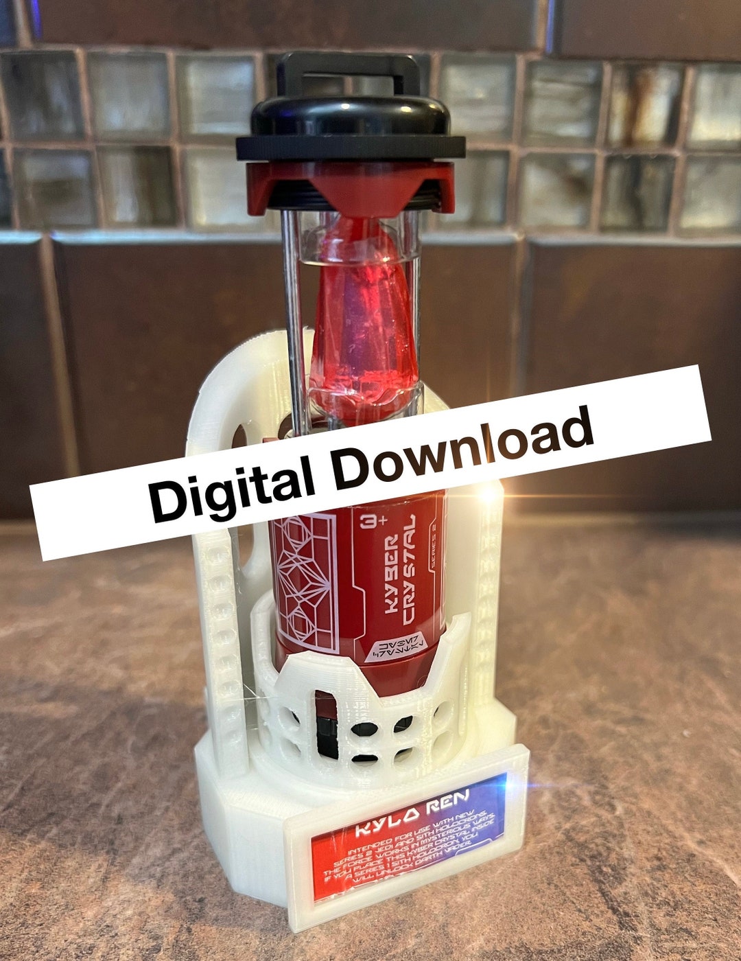 Rare Kyber Crystal Display Stand 3d Print Files - Etsy