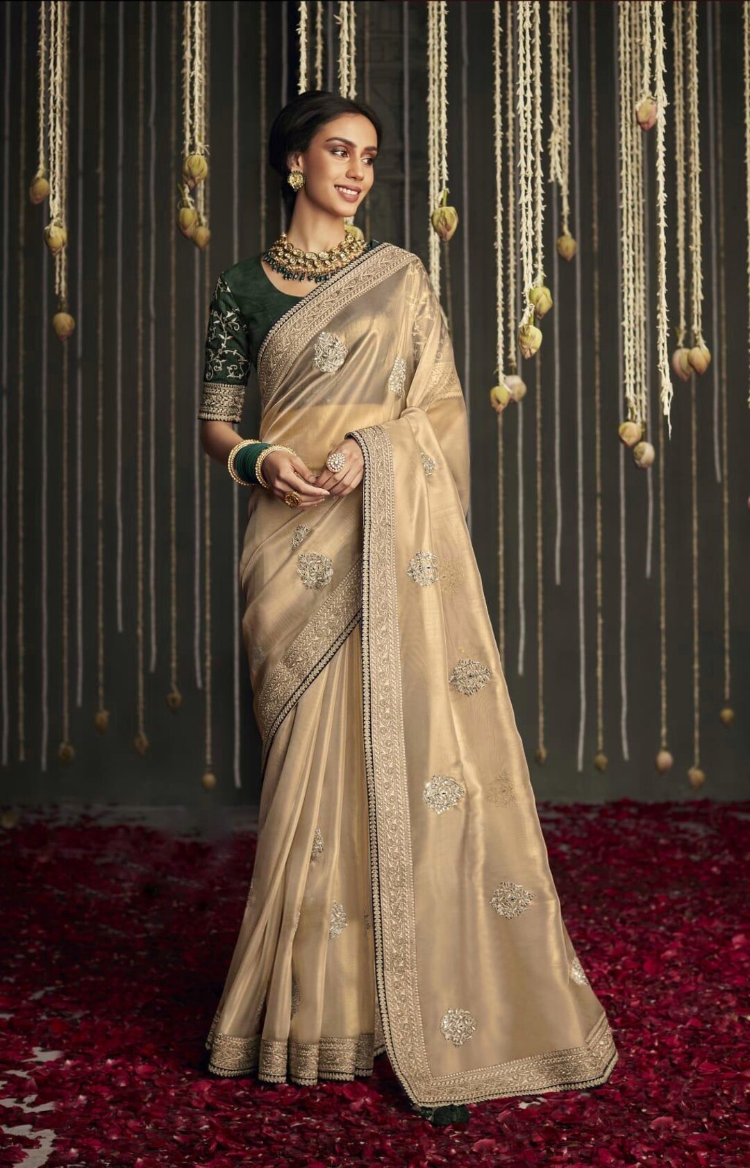 Party Wear Easy/readymade Silk Saree - Etsy