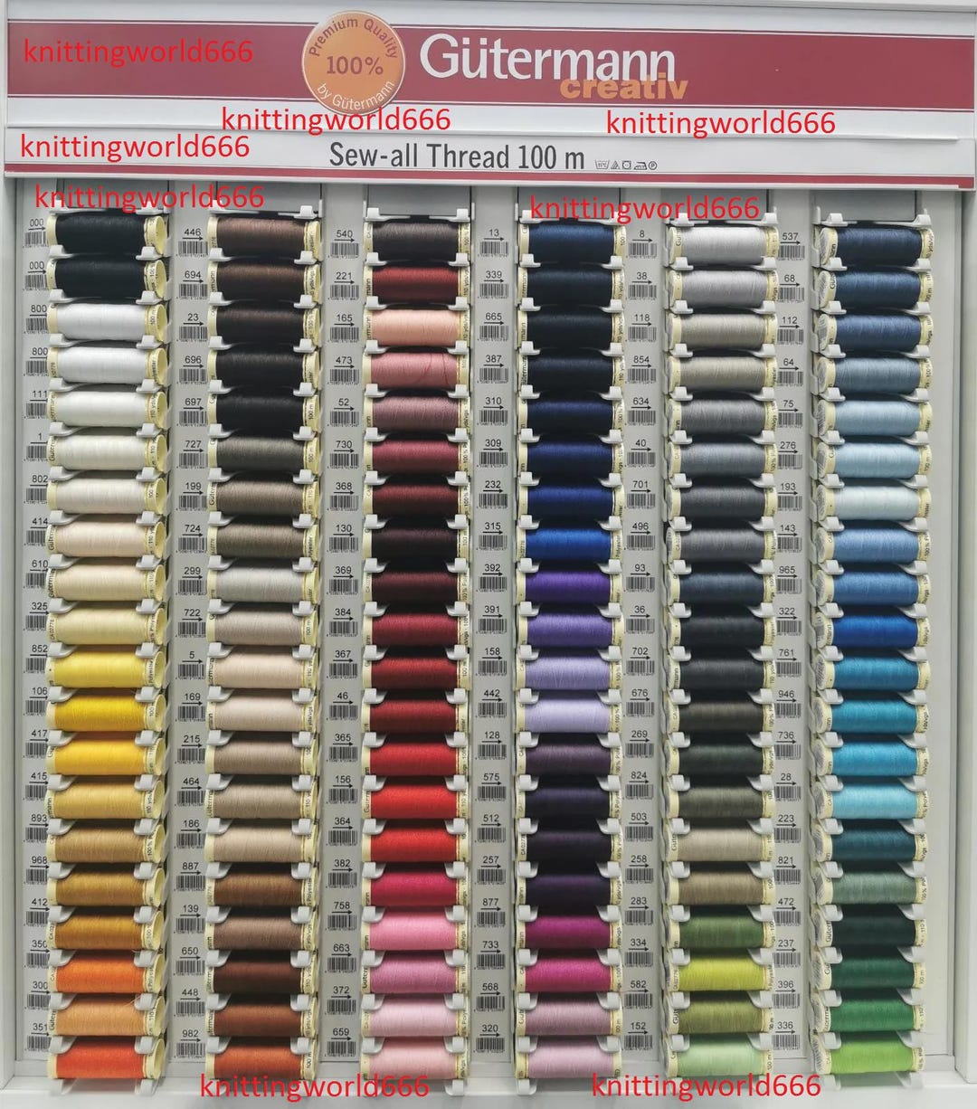 Gutermann Sew All Thread,100m Machine ,hand Sewing Thread,gutermann ...