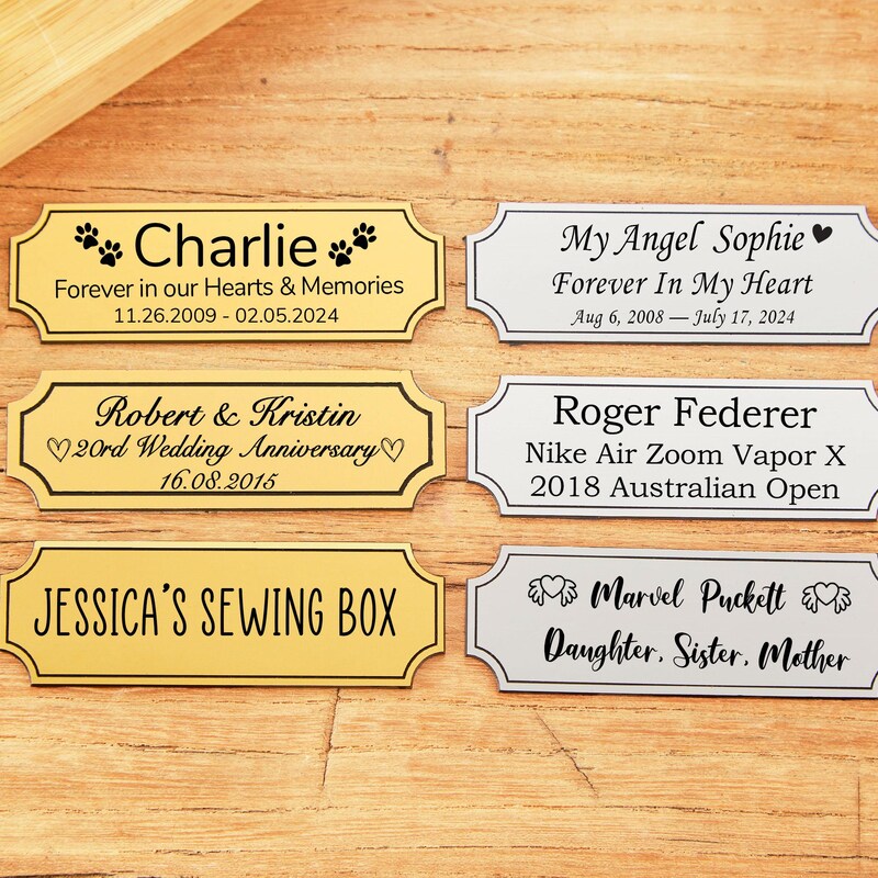 Buy Self Adhesive Engraved Name Plates Online In India - Etsy India