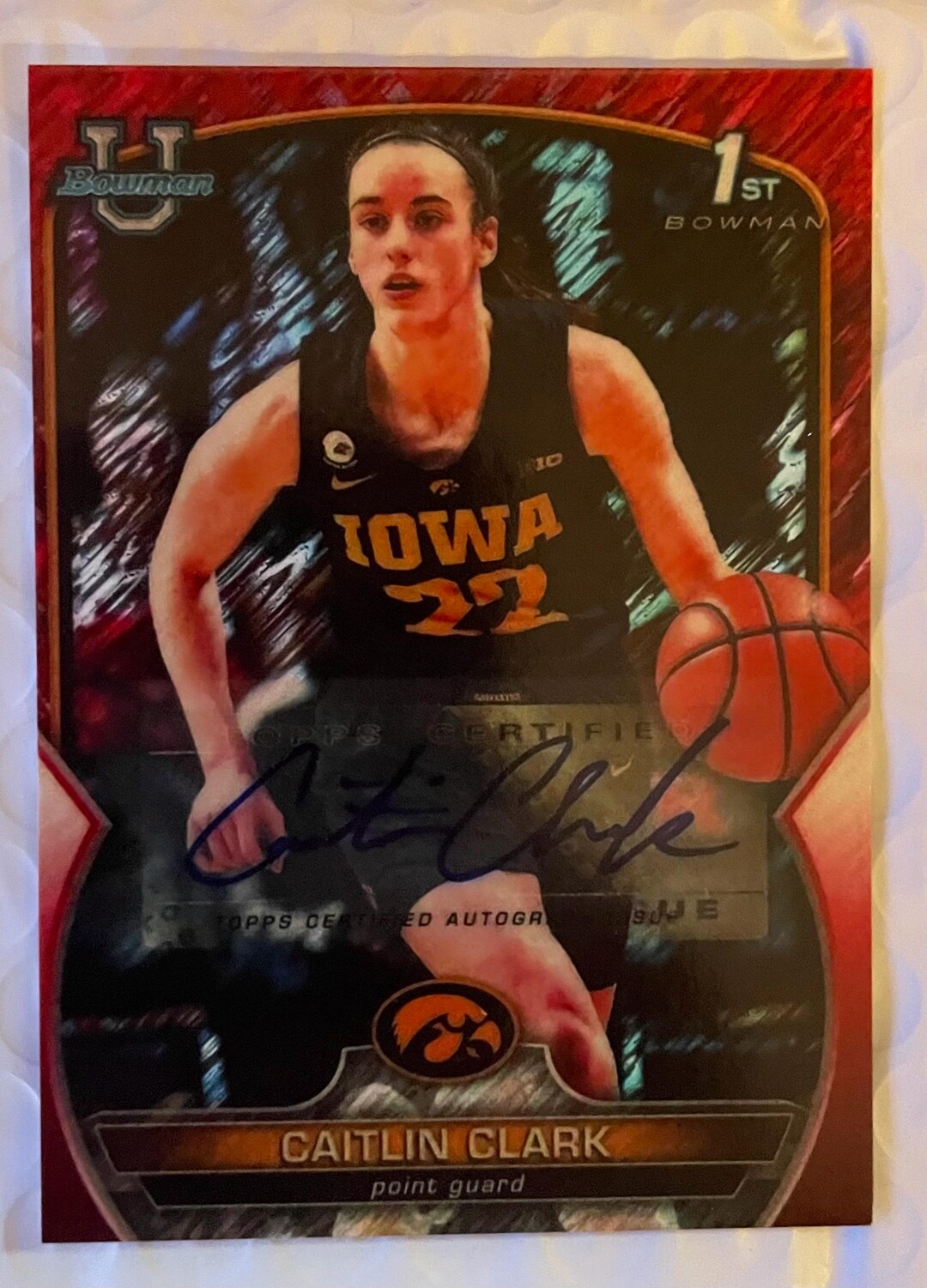Caitlin Clark Rookie Custom Novelty Basketball Card Reprint - Etsy