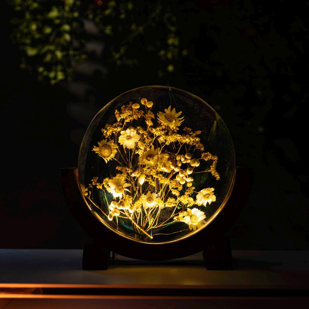 Beautiful Flower Night Light. Gift for Her. Unique Night Light Gift ...