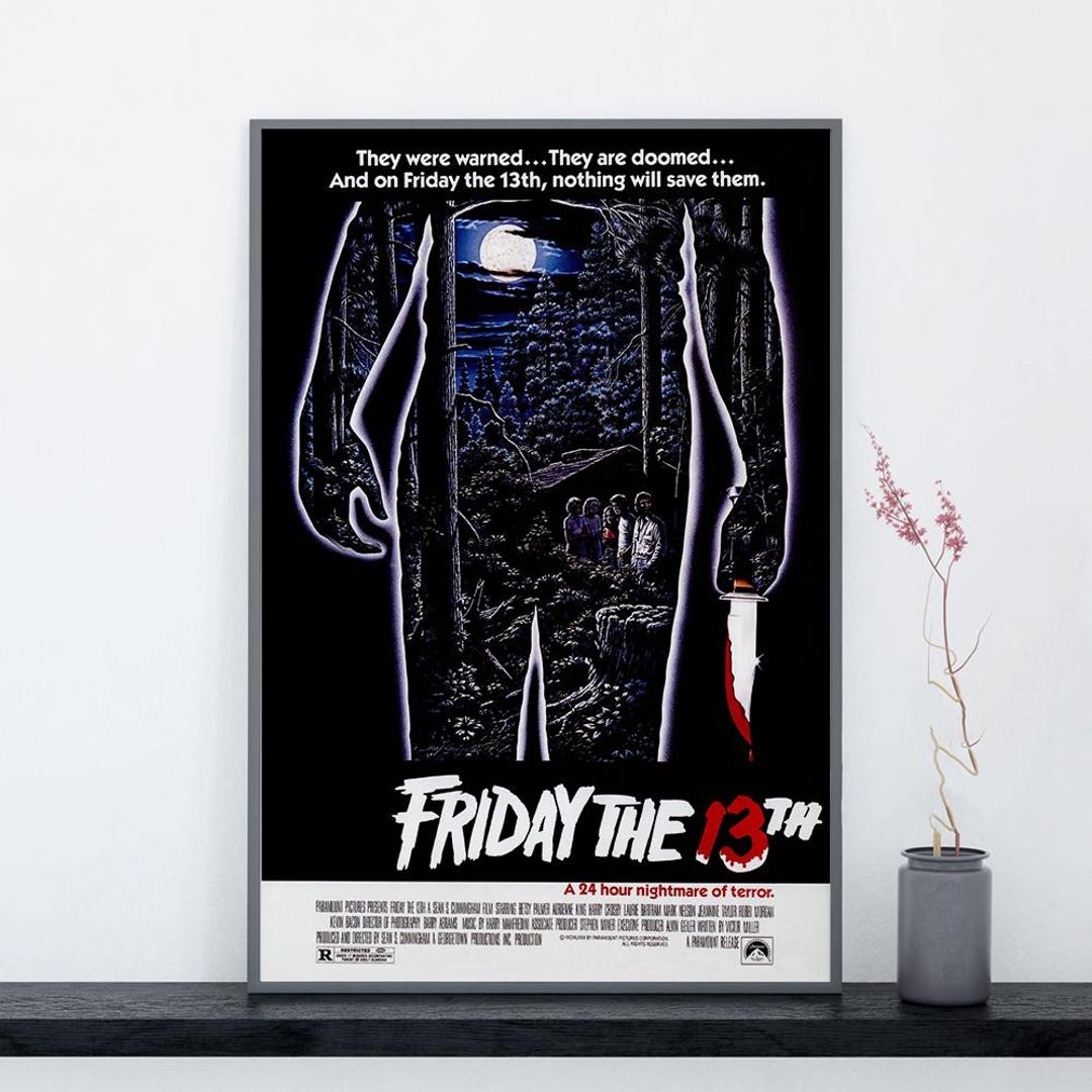 Friday the 13th Movie Poster Masterprint,breakfast Poster, Room ...
