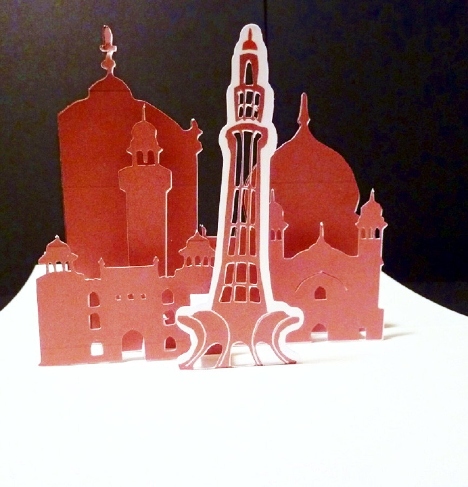 Taj Mahal Pop-up Card 180 Degrees ITEM 1209-3 A9 - Etsy