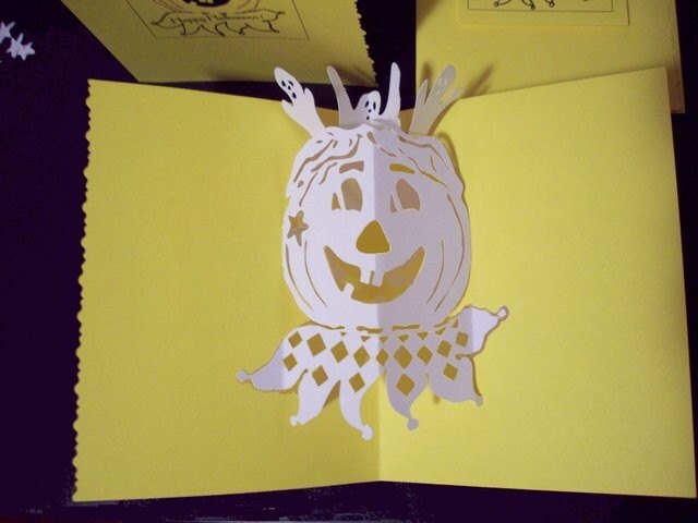 Halloween Pop-up Card Item 1000 - Etsy