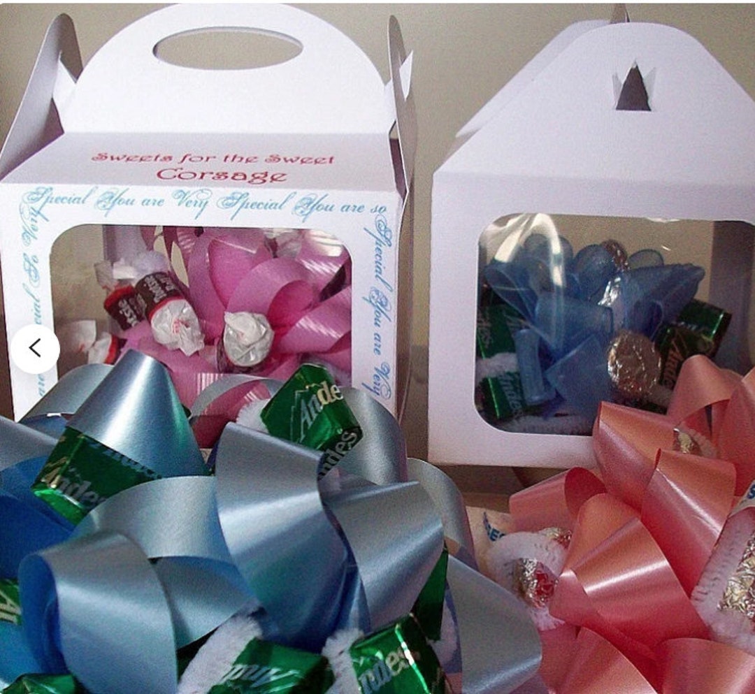 Candy Corsage: Bubble Gum Bow, Birthday, Bridal, Shower Gift - Etsy