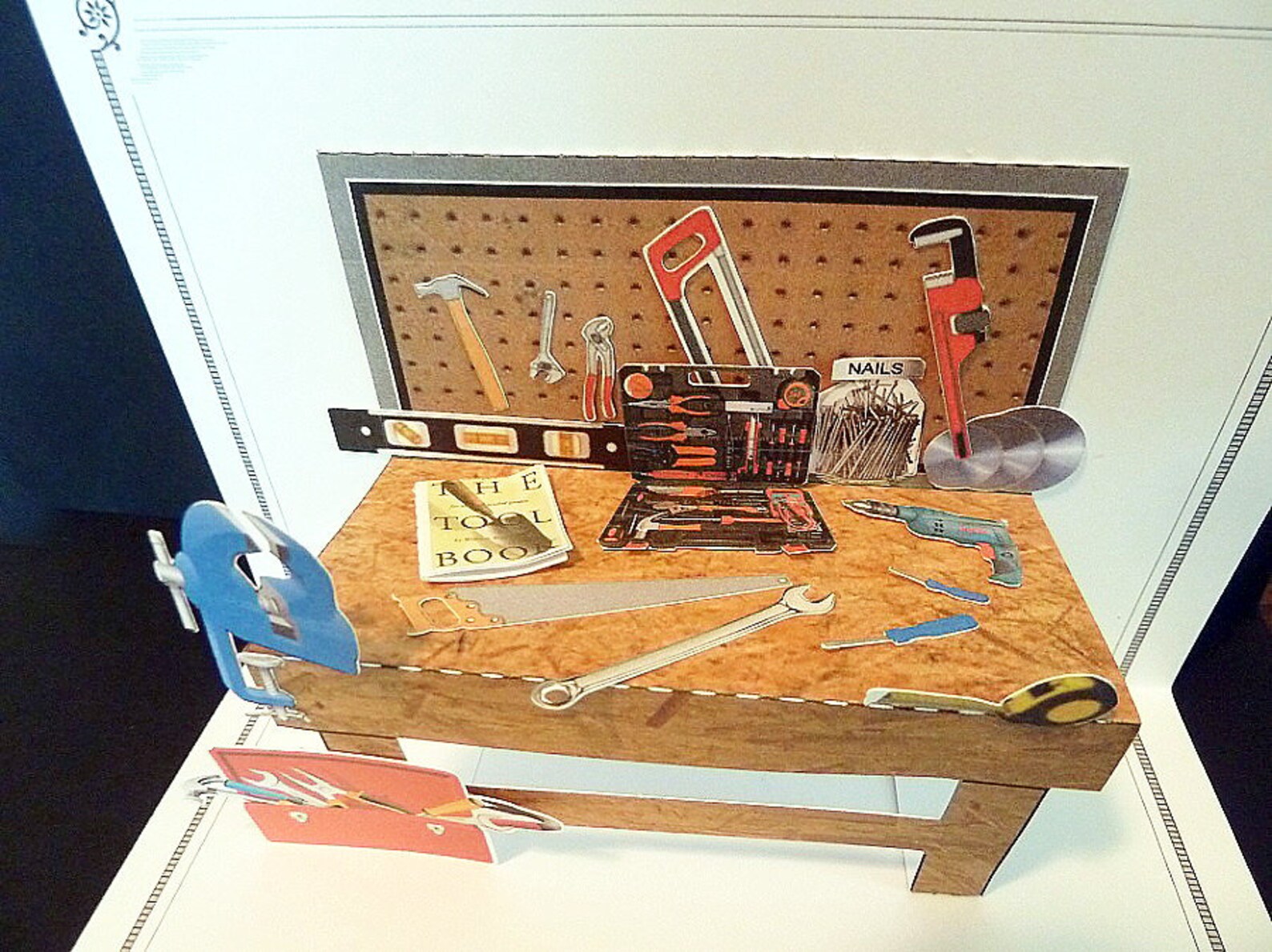 Workbench Pop-up Card With Tools 5X7 - Item 954 - Etsy