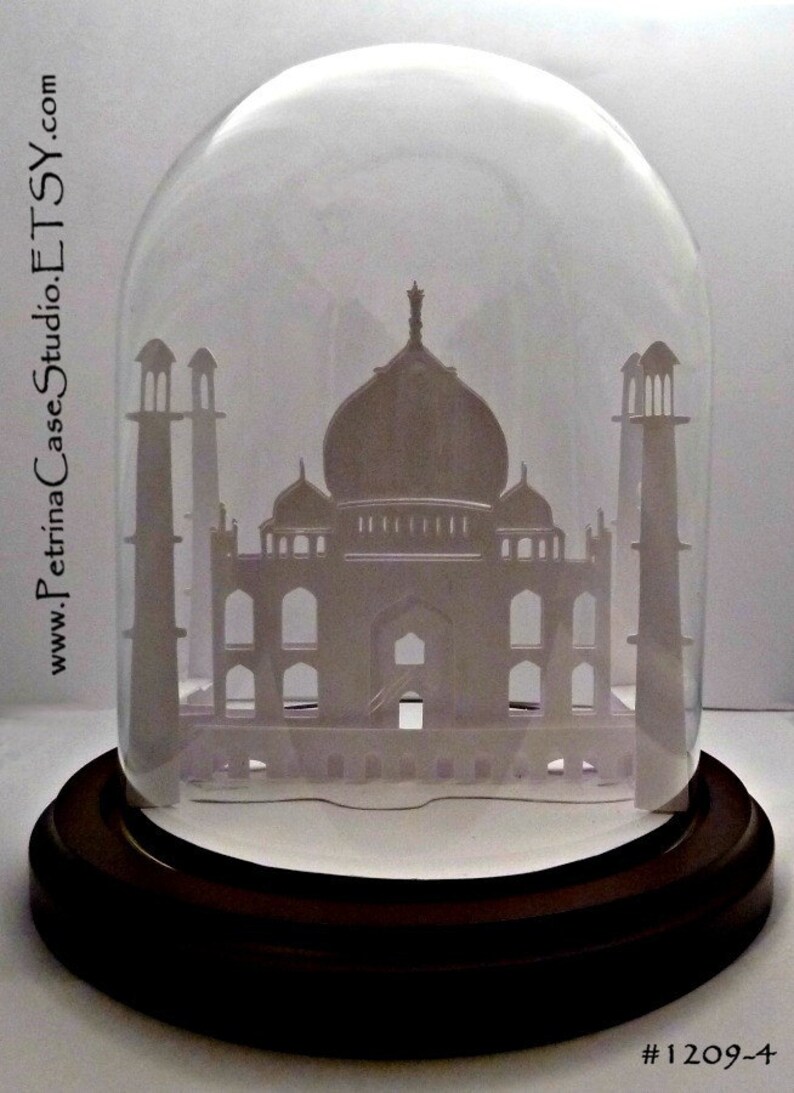 Taj Mahal Paper Sculpture 1209 made From Your Wedding - Etsy