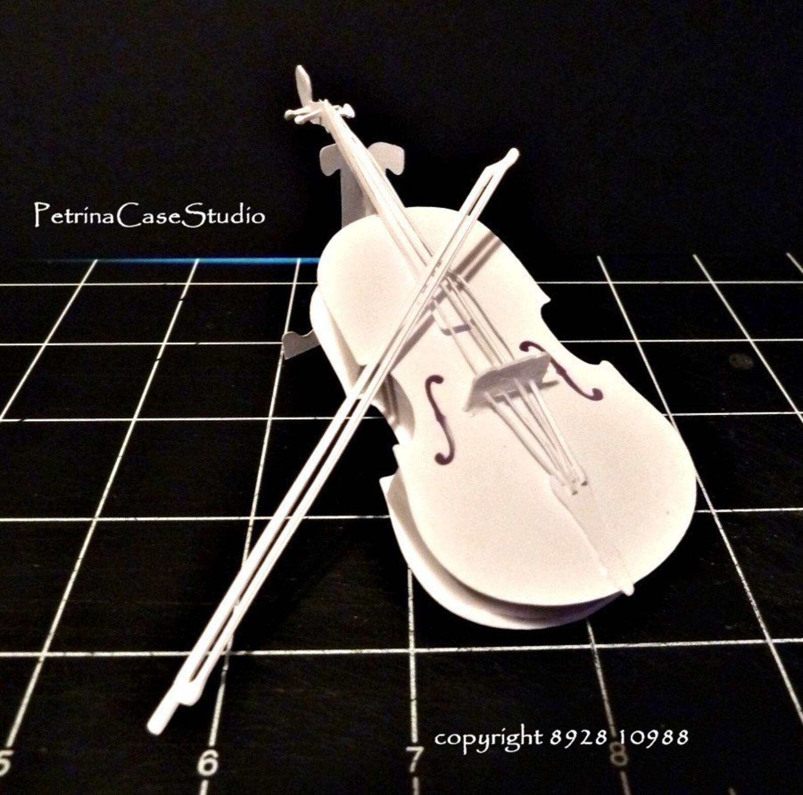 Violin Paper 3D Sculpture any Theme Hobby Sport or | Etsy