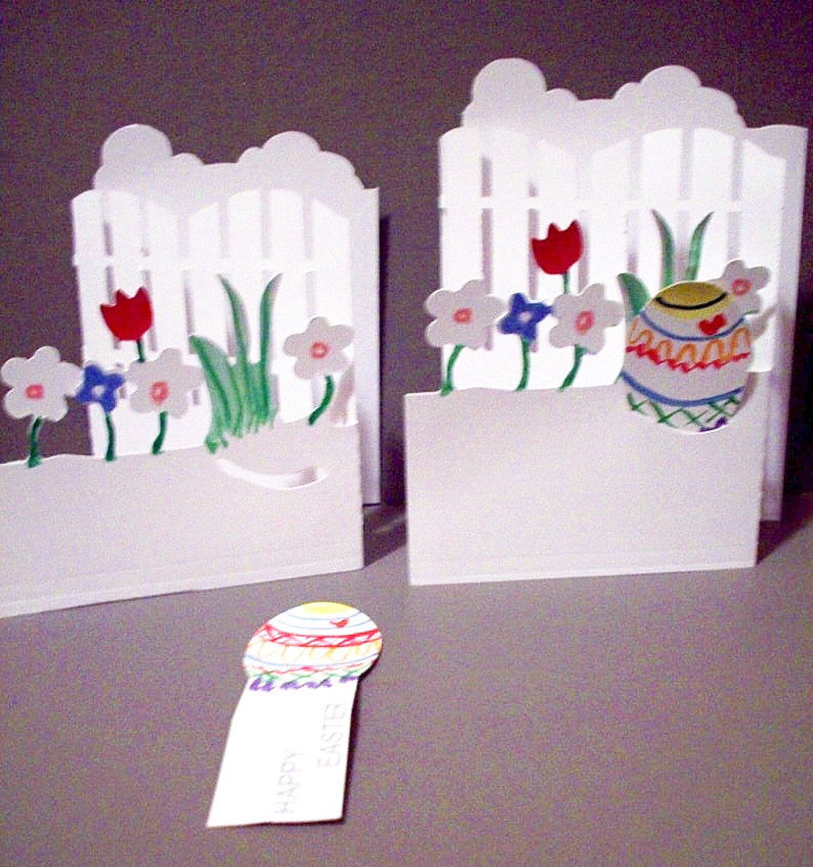 Easter Pop-Up Tri Fold Card with Secret HIDDEN Inspirational | Etsy