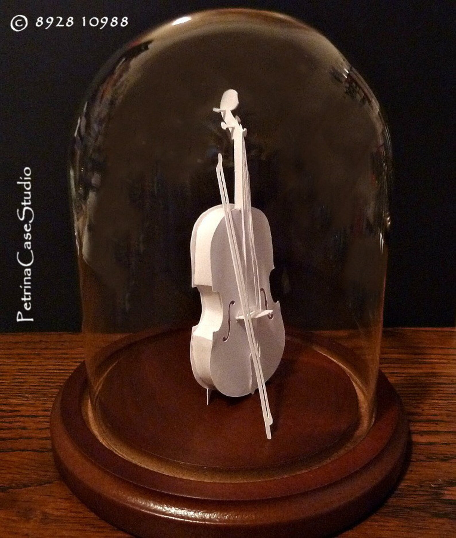 Violin Paper 3D Sculpture any Theme Hobby Sport or | Etsy