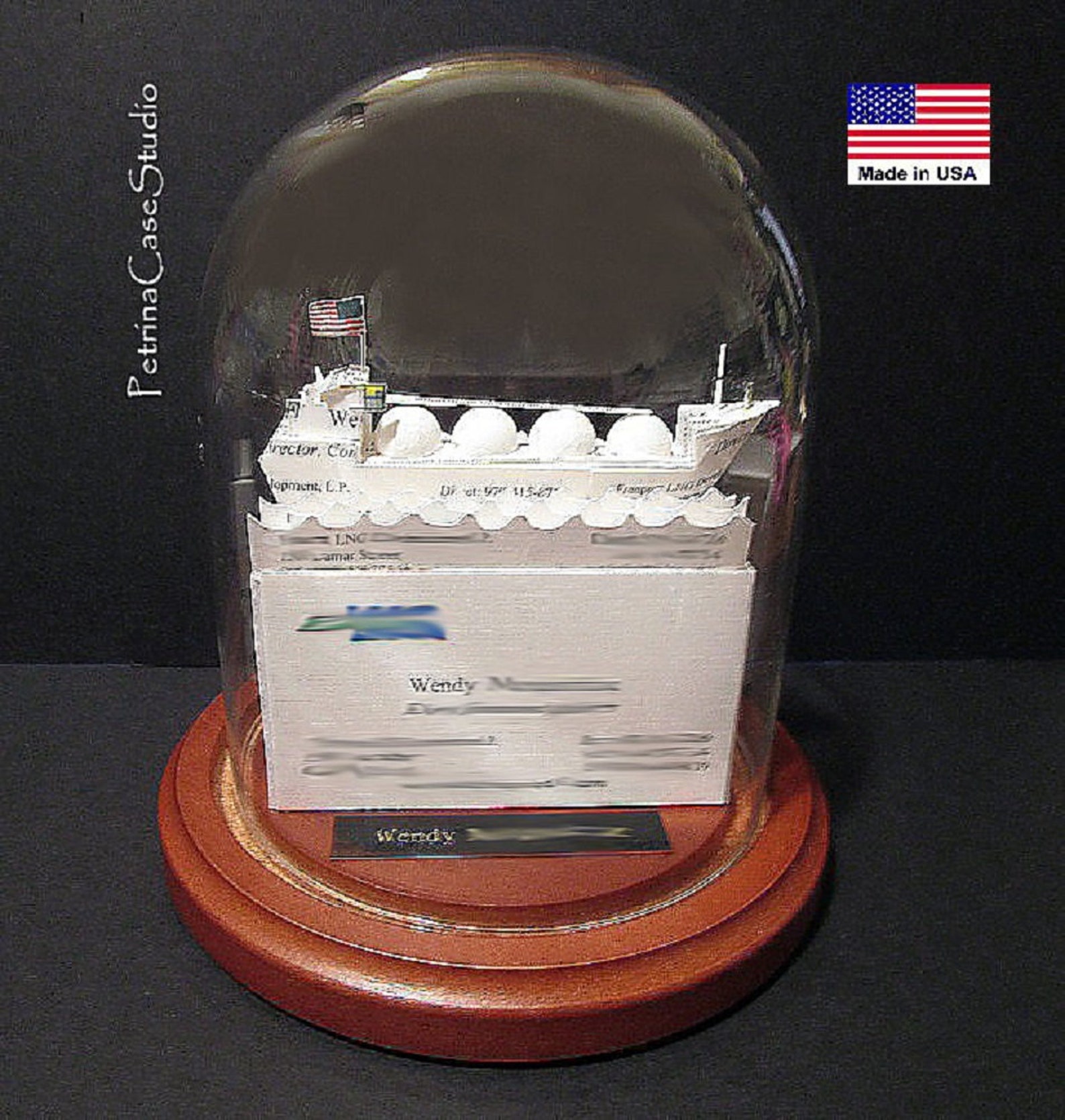 LNG Tanker Ship Business Card Sculpture - Design 1840 - Etsy