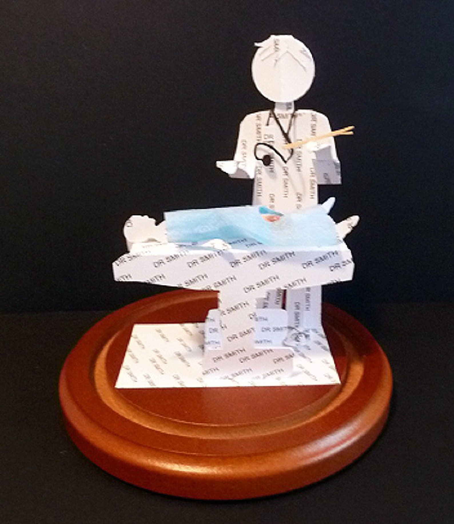 Dr Doctor Operating Table Business Card Sculpture design 1660 - Etsy