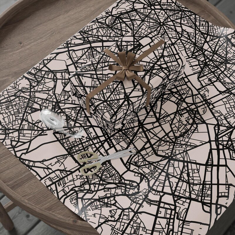 World Map Paper Bags - Etsy