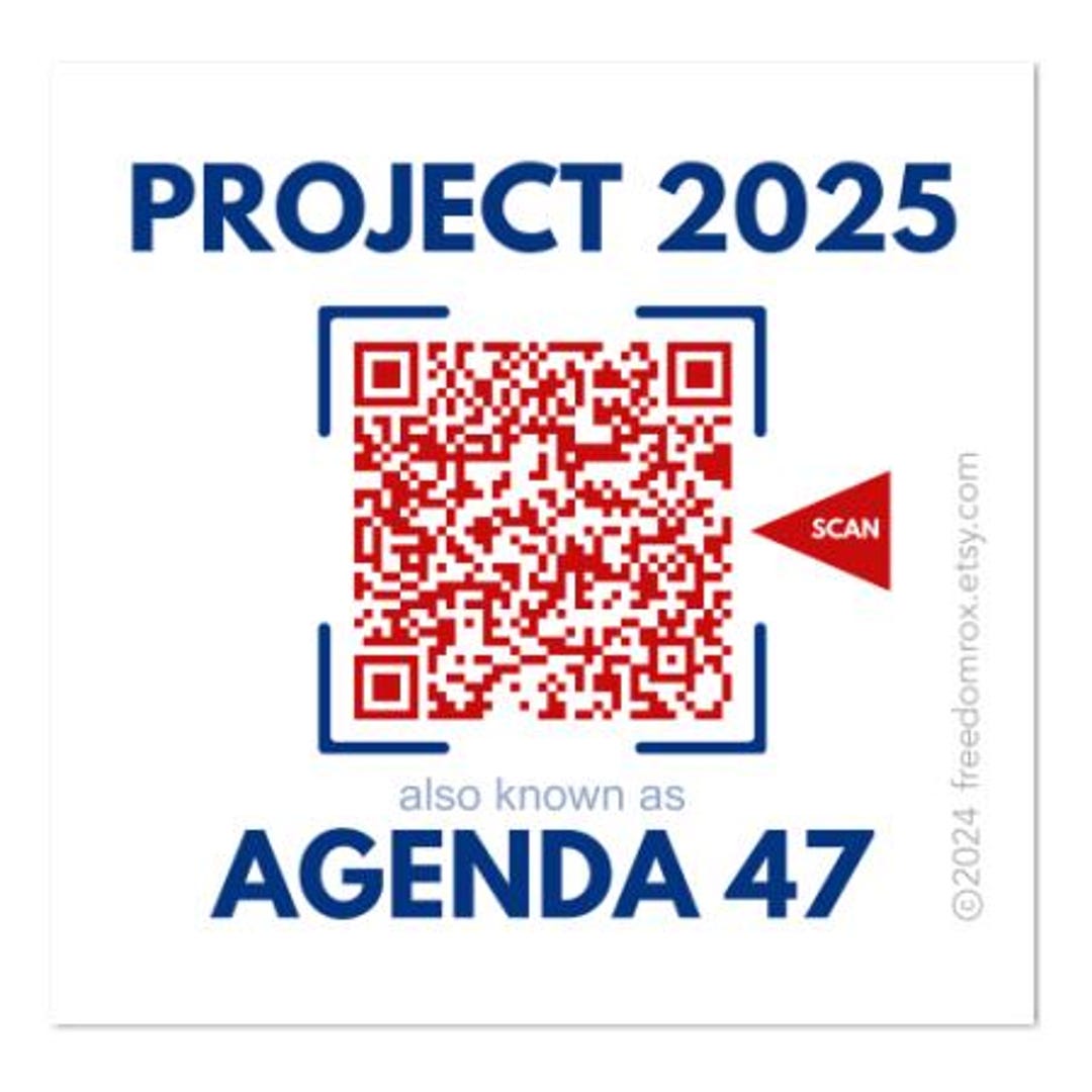 Bundle Project 2025 QR Code Sticky Notes 3M Post-it Notes, Agenda 47 ...