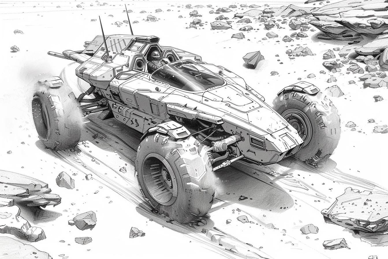 150 Coloring Pages With Moon Vehicles - Etsy