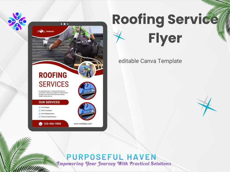 Roofing Service Flyer - Etsy