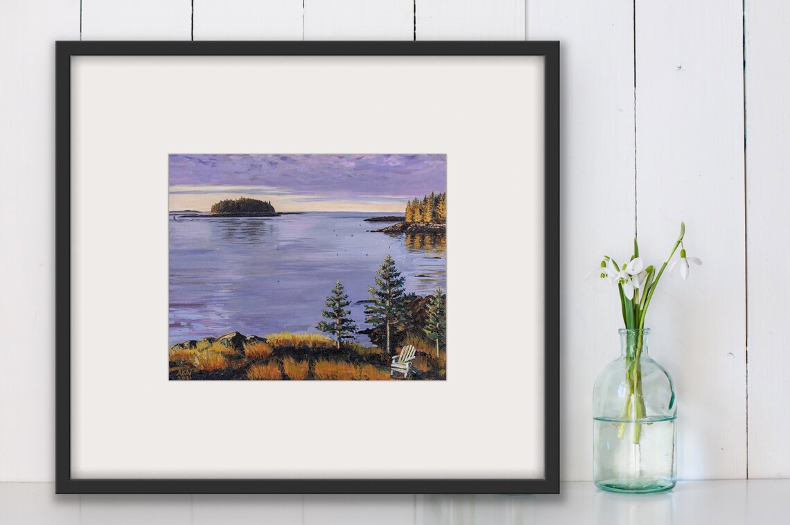 Giclee Fine Art Print — Downeast Dawn — South Addison, Maine — Maine ...