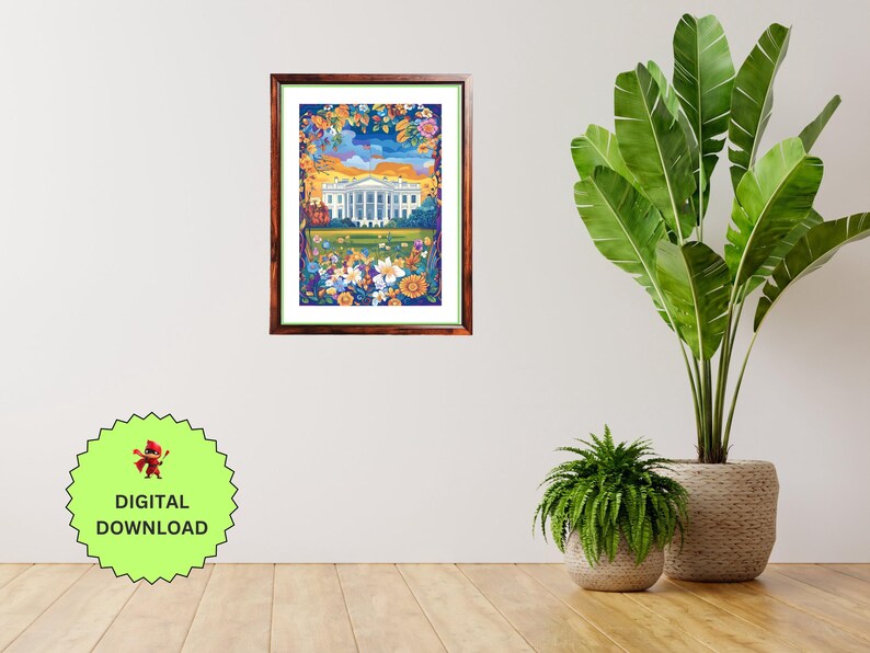 Decorative Painting, Digital Printable Download Wall Art, Home Decor ...