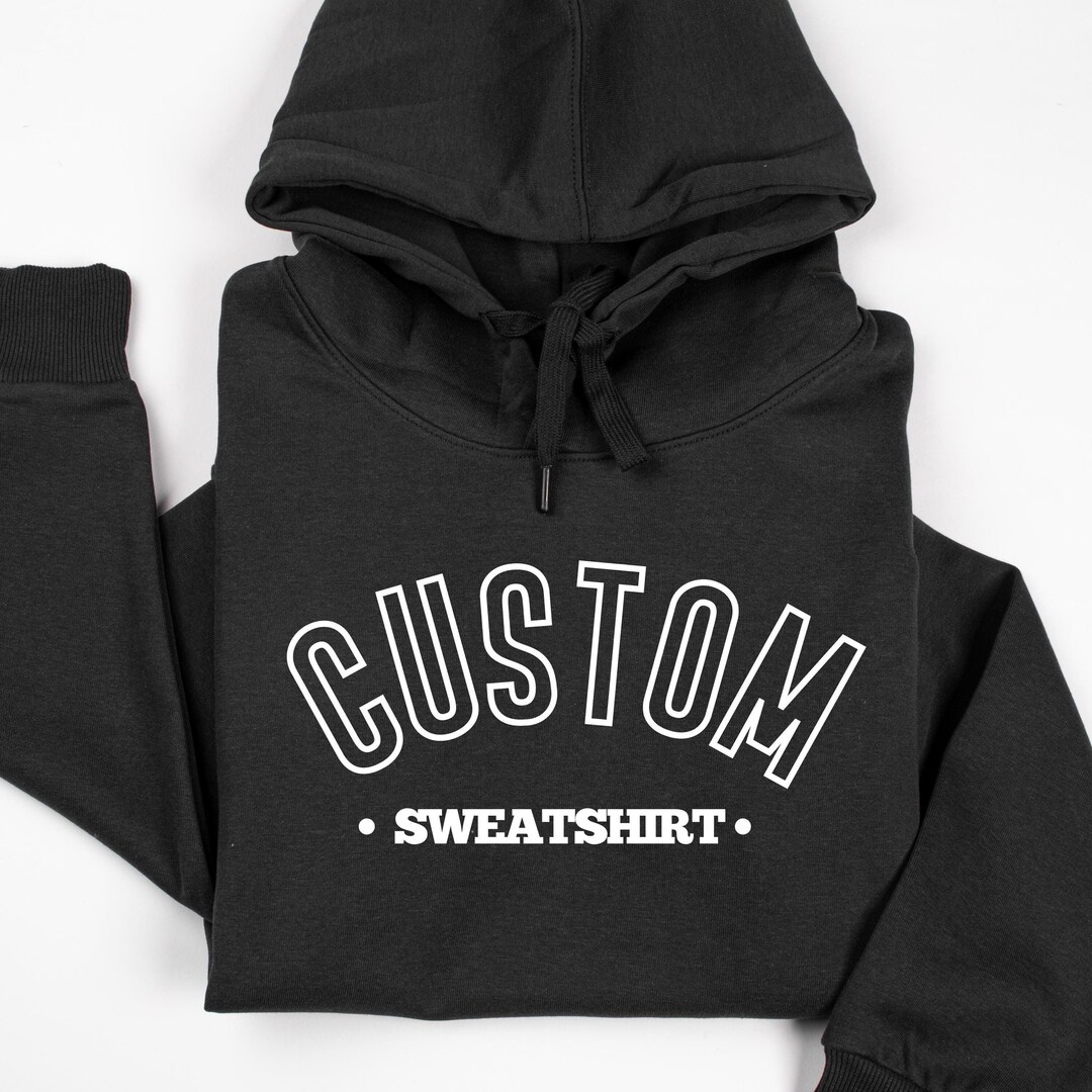 Personalized College Letters Hoodie ,text Letters Hoodies,personalized ...