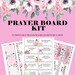 Prayer Board Kit Printable Bundle, Encouraging Scripture Card for ...