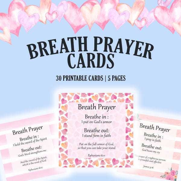 Prayer Cards - Etsy