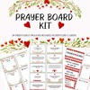 Prayer Board Kit Printable Bundle, Encouraging Prayer Board Card for ...