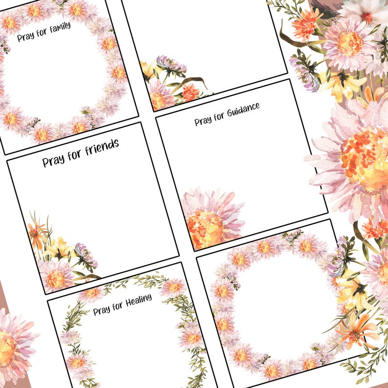 Printable Prayer Board - Encouraging Scripture Cards for Prayer ...