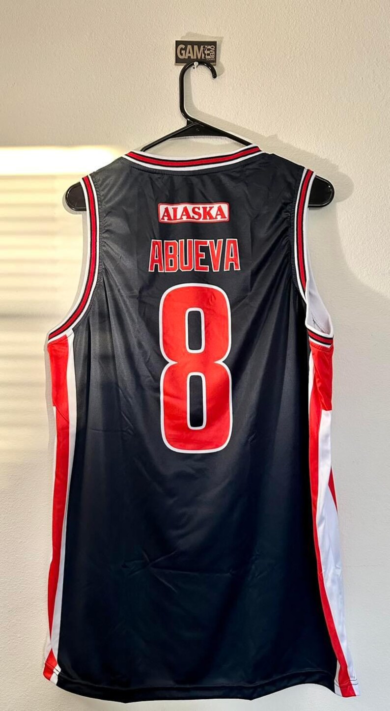 Abueva Alaska Jersey Black & Red PBA Full Sublimation XL Asian Size ...